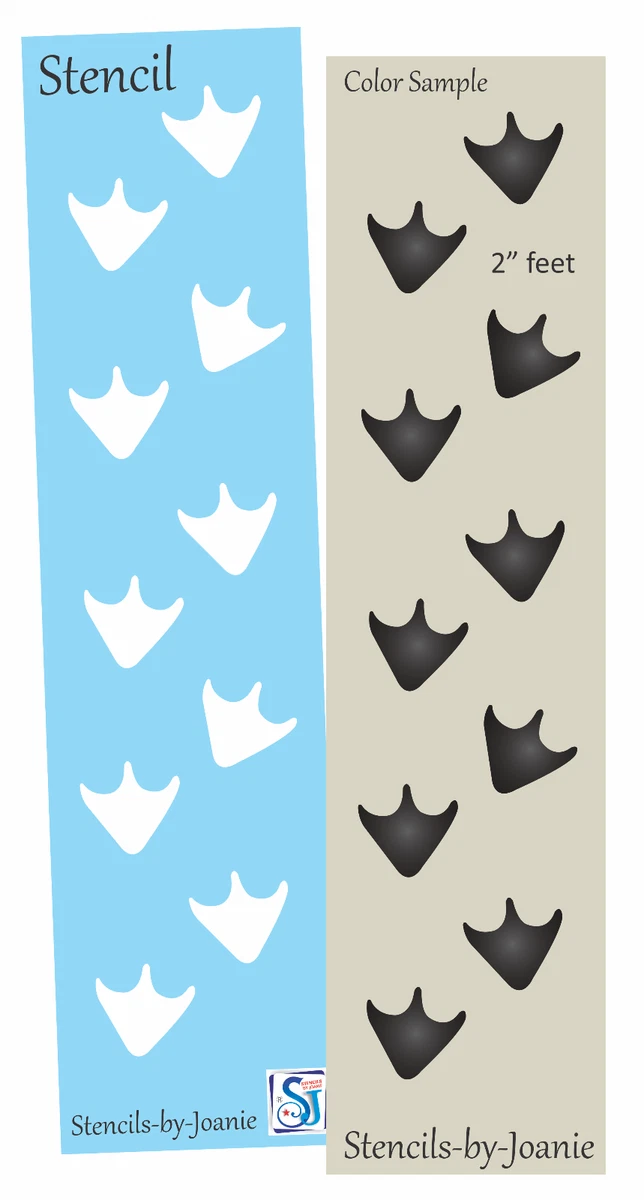 Duck Footprint Template