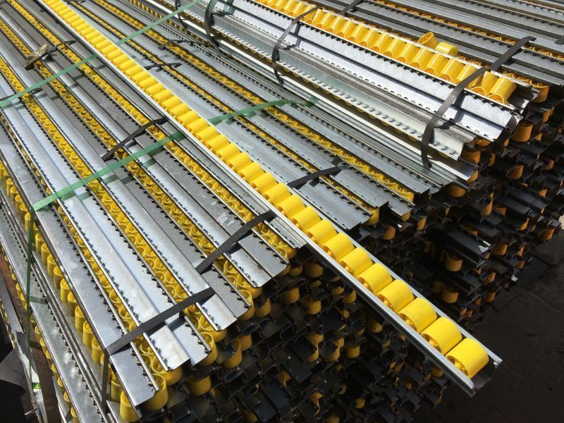 10 x 1.845 mm Röllchenbahn SSi Schäfer Röllchenleisten Rollenbahn ...