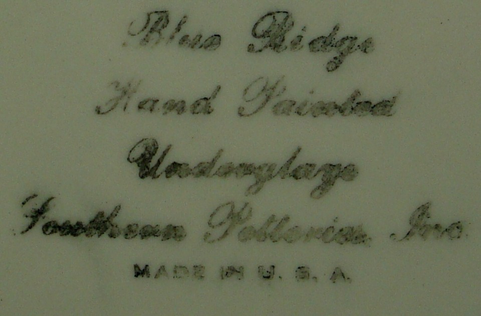 Blue Ridge Southern Pottery NORMA Luncheon Plate SET OF THREE | eBay