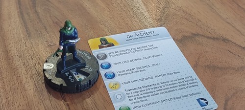 AP02 Dr. Alchemy #039 DC Heroclix The Flash set Rare figure with card ...