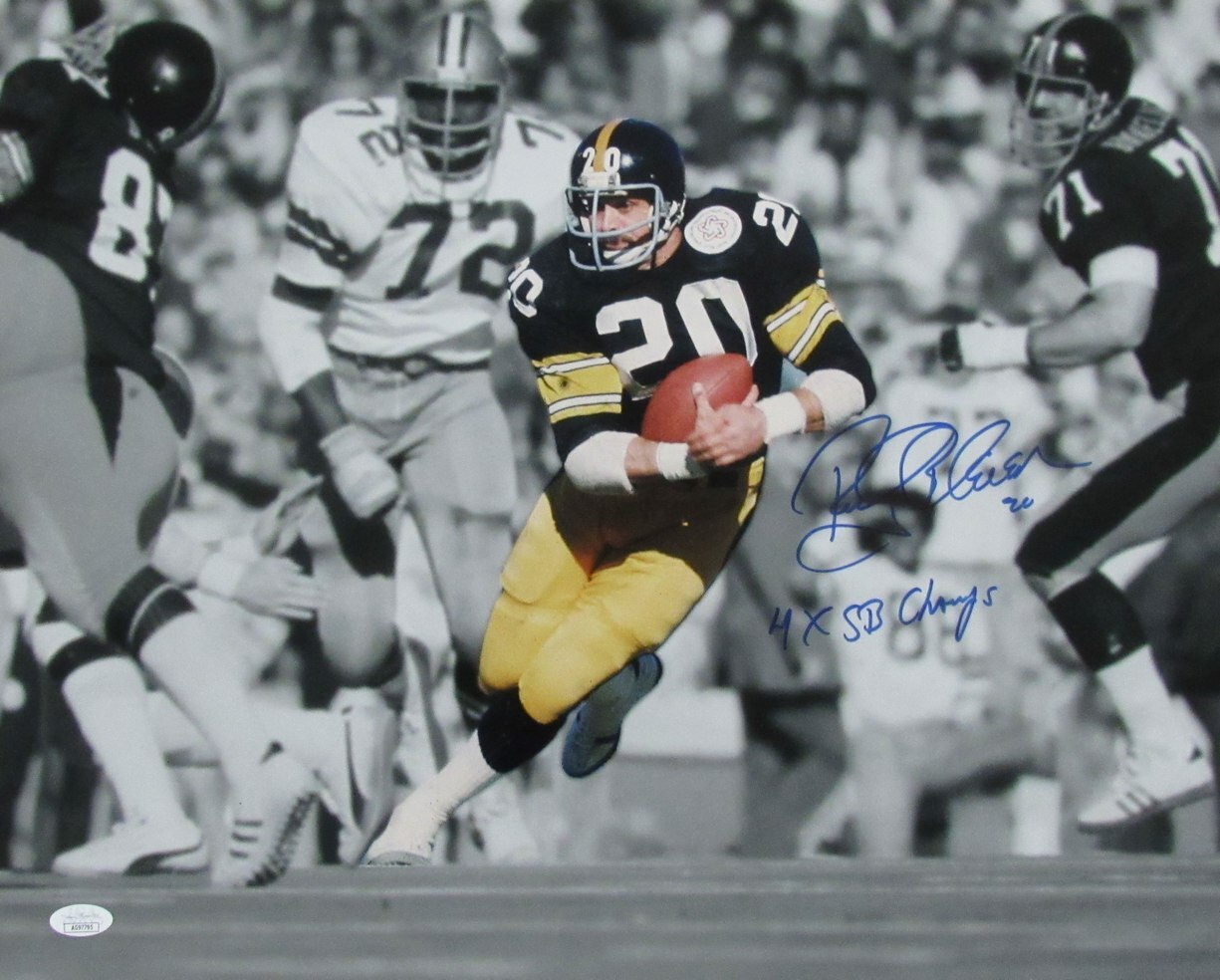 Rocky Bleier Autographed/Inscribed 16x20 Photo Pittsburgh Steelers JSA ...