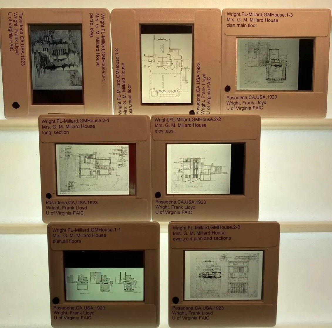 Frank Lloyd Wright Millard House Plan The Millard House $3,985,000