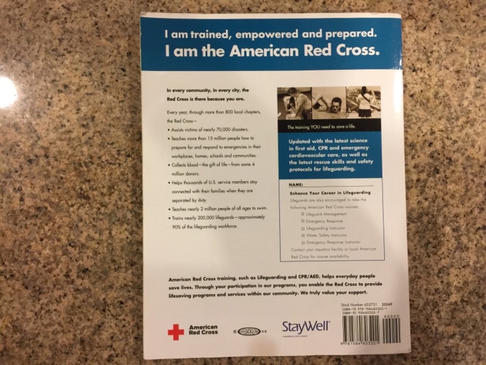 American Red Cross Lifeguarding Manual ISBN# 978158480320-1 | eBay