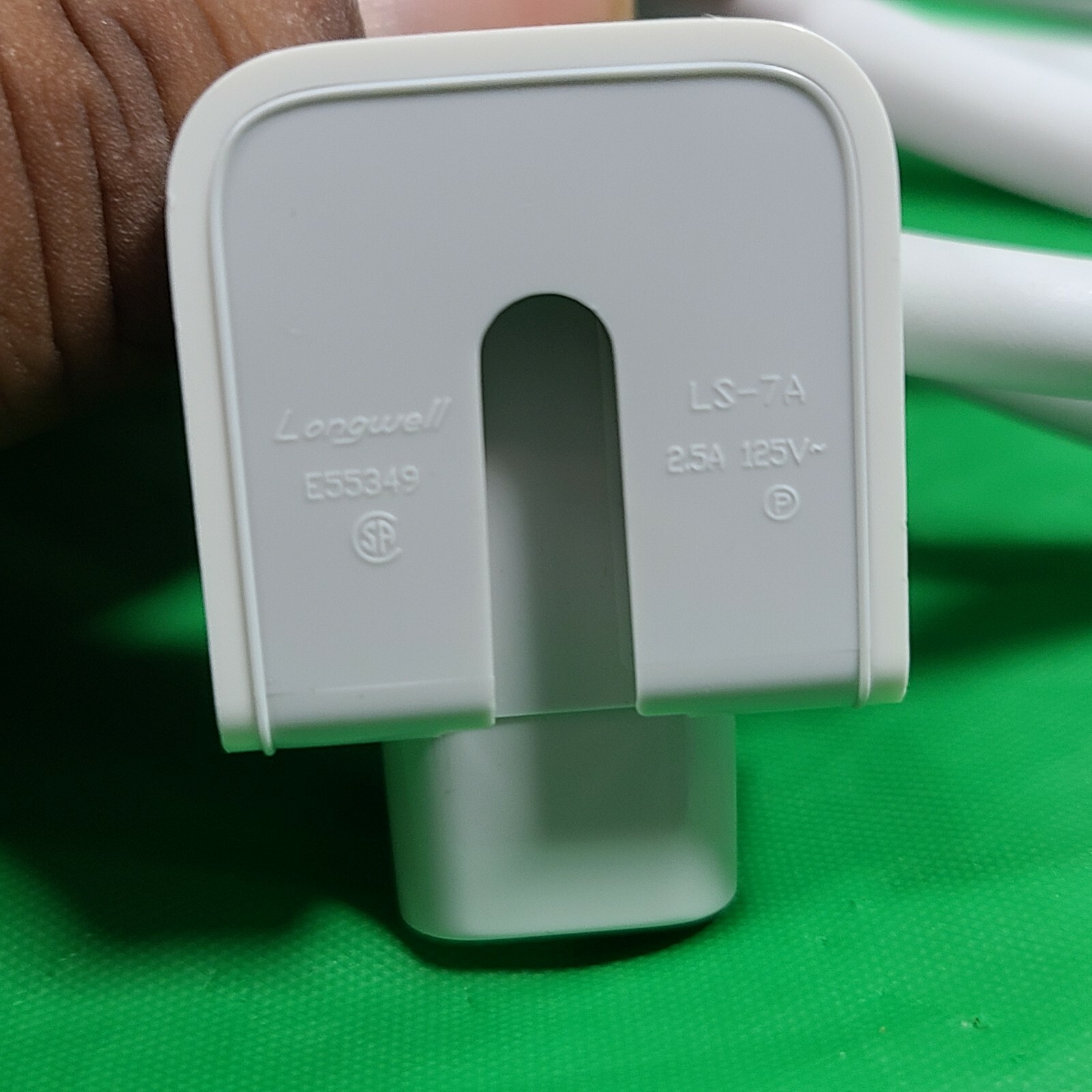 Original Apple LS-7A 2.5A 125v Longwell E55349 6ft AC Power Cord USED ...