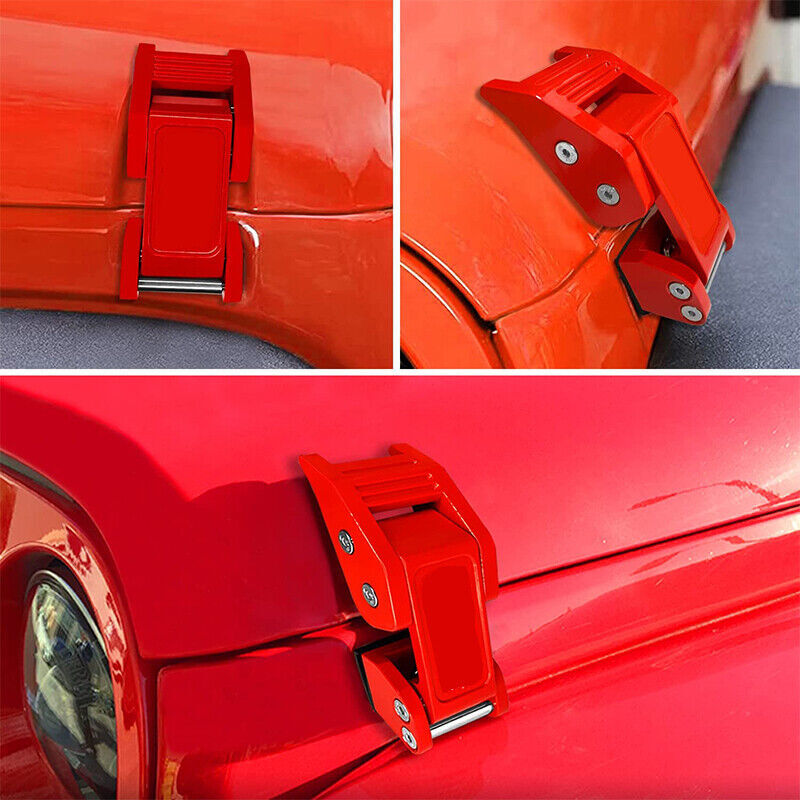 Cooling Fans & Kits For Jeep Wrangler Black Aluminum Locking Hood Latch ...