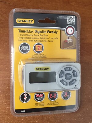 NEW Stanley Timer Weekly TIMERMAX DIGISLIM WEEKLY TM251 | eBay