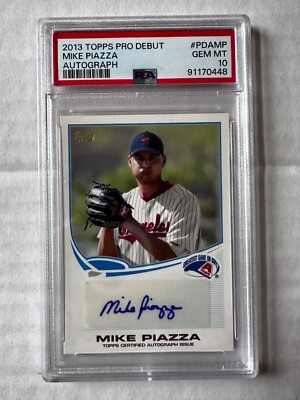 2013 Topps Pro Debut Mike Piazza Autograph #PDAMP Graded PSA 10 | eBay