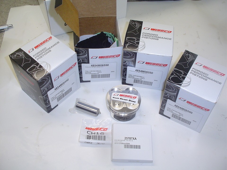 WISECO CK159 HIGH COMPRESSION FORGED PISTON KIT YZF R6 YAMAHA YZF-R6 ...
