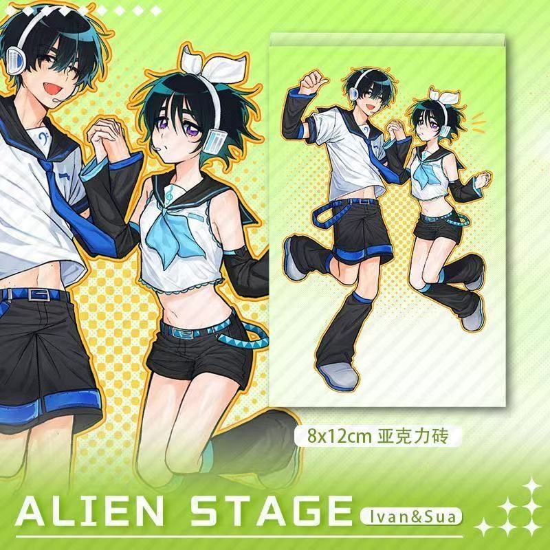 Alien Stage IvanSua Cosplay Anime Acrylic Desktop Stand badge Colored ...