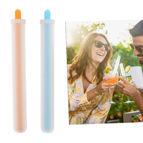Silicone Ice Straw Mold Drinking Straw Mould for DIY Beverage Milk Teas ...