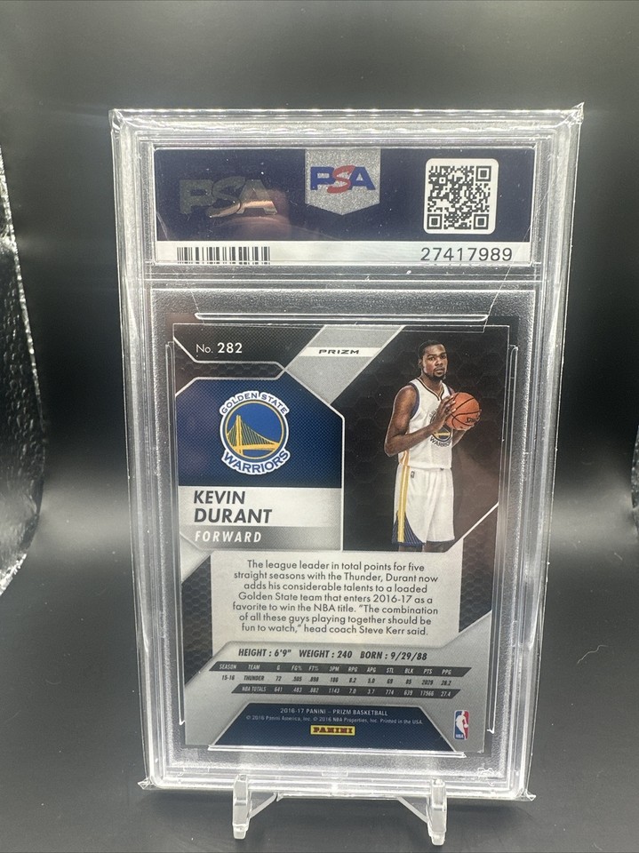 2016 prizm ruby wave prizm Kevin Durant PSA 10 | eBay