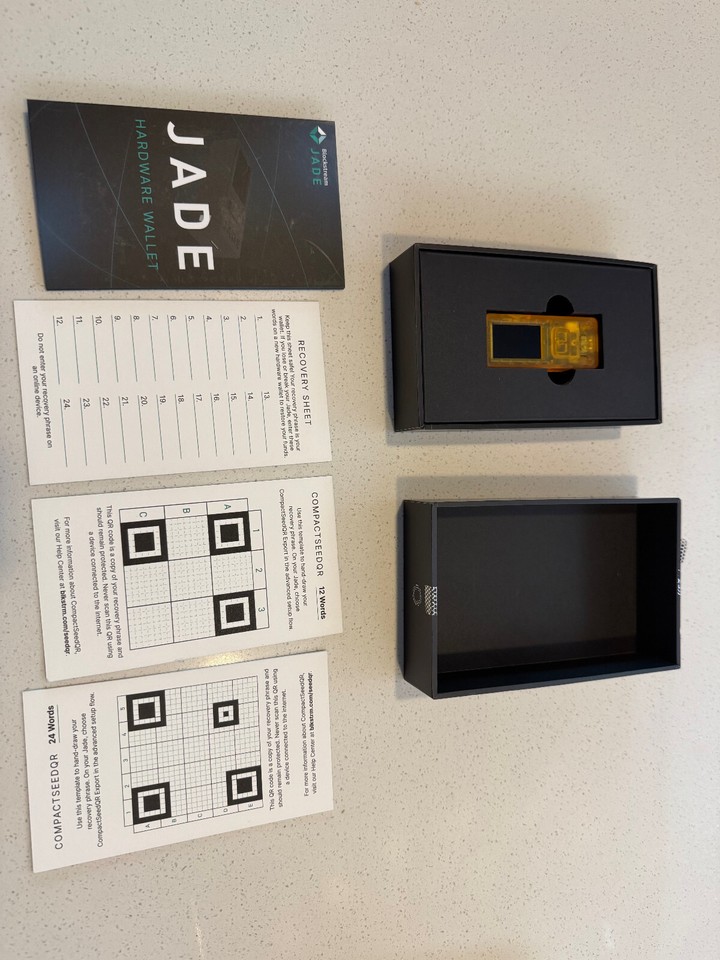 Blockstream JADE. Bitcoin Cold Storage Hardware Wallet. Orange Color | eBay