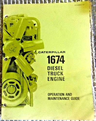3/73 Caterpillar 1674 Diesel Truck Engine Operation Maintenance Guide ...