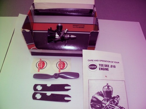 NIB Vintage Cox Tee Dee .010 Model Airplane Engine #130 | eBay