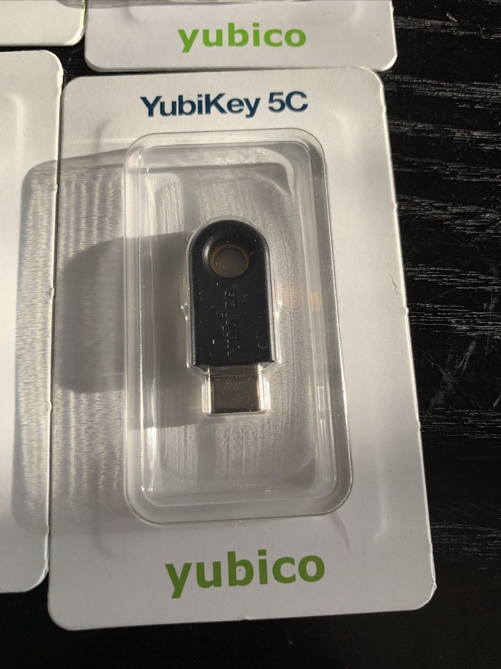 *NEW* *NIB* Yubico YubiKey 5C USB-C Security Key Device - Black | eBay