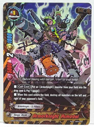 Future Card Buddyfight Armorknight Asmodai EB02/0007EN RR DANGER WORLD ...
