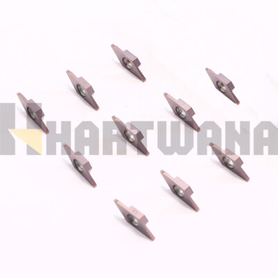 Parting Grooving Cut-Off Grooving Inserts 10PCS Carbide Inserts Width 1 ...