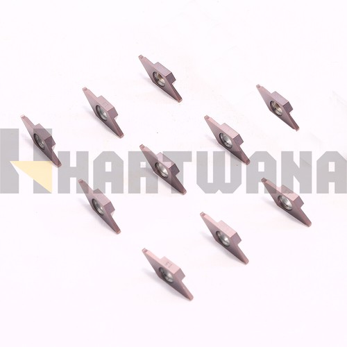 Parting Grooving Cut-Off Grooving Inserts 10PCS Carbide Inserts Width 1 ...