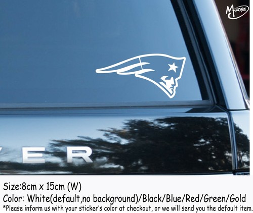 New England Patriots Sticker -Reflective/Metallic Color Car Decals Best ...