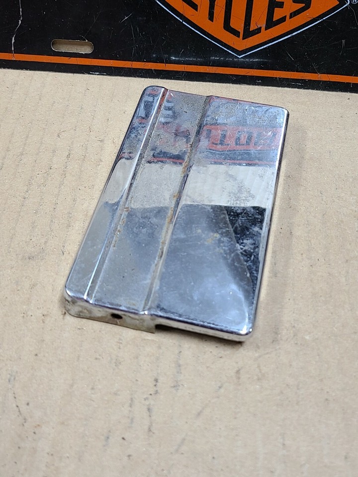 Harley Sportster Ironhead Shovelhead Chopper Battery Top Cover Vintage OEM