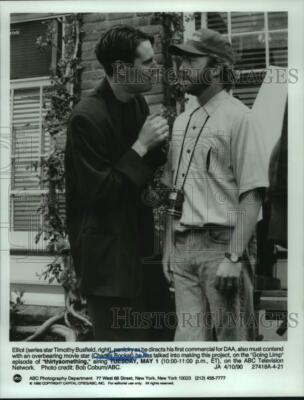 1990 Press Photo Charles Rocket & Timothy Busfield star on ...
