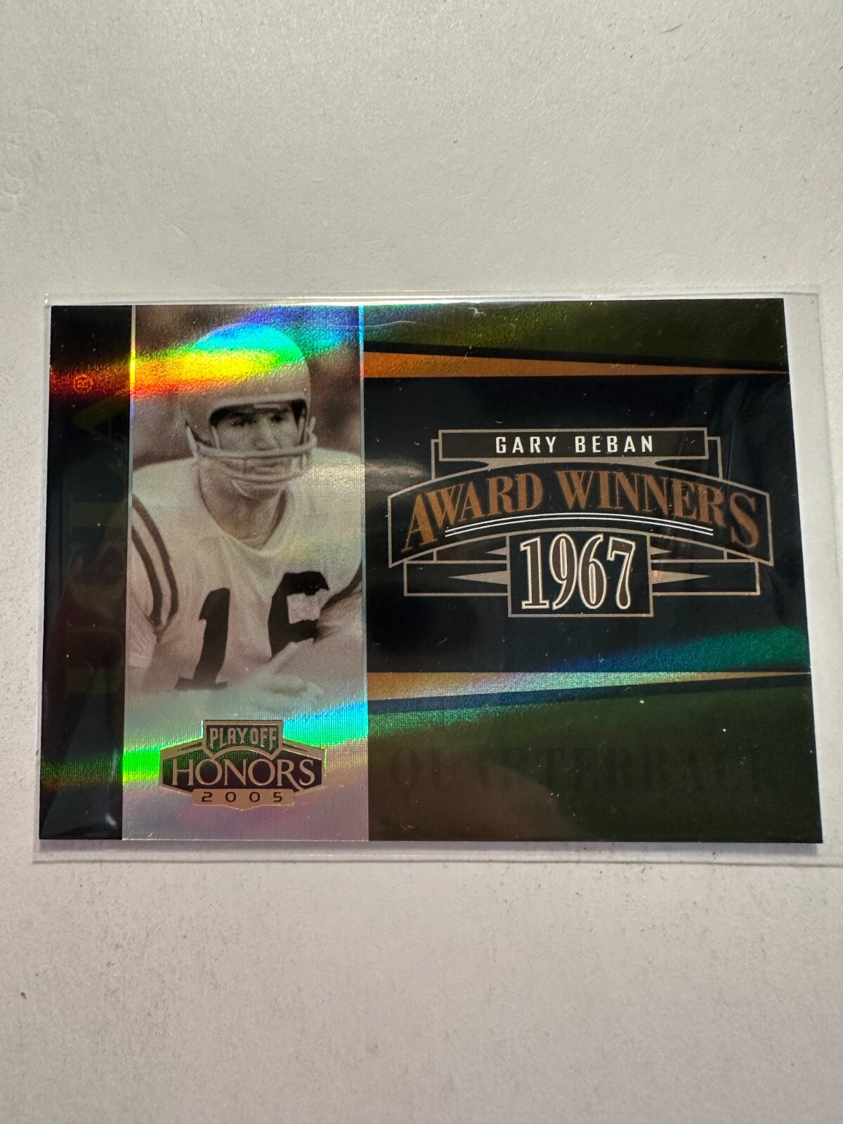 K67,451 - 2005 Playoff Honors Award Winners Holofoil #AW7 Gary Beban ...