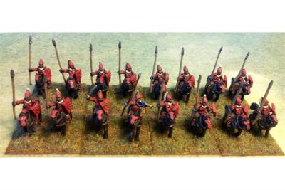 15mm Fantasy Vampire Lancers with Shields on Lightly Armored Horse (16 ...
