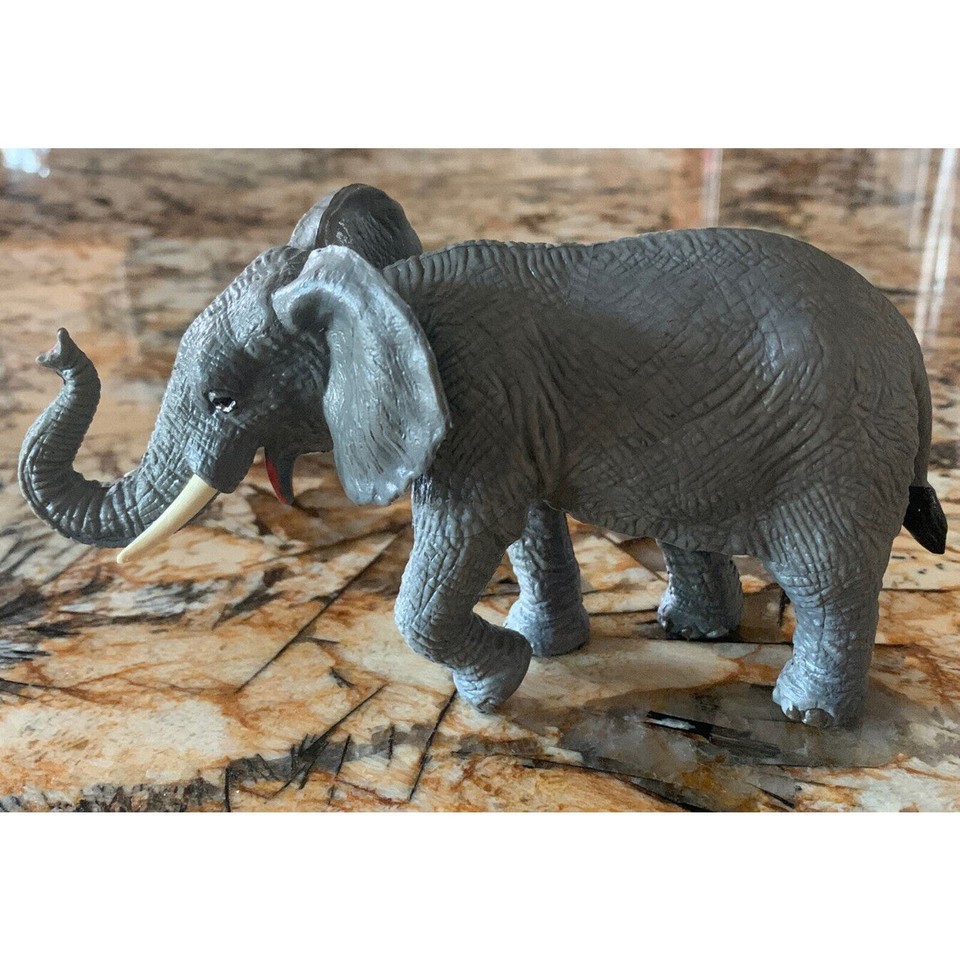 VINTAGE Set of 4 ELEPHANT Plastic Rubber TOY | eBay
