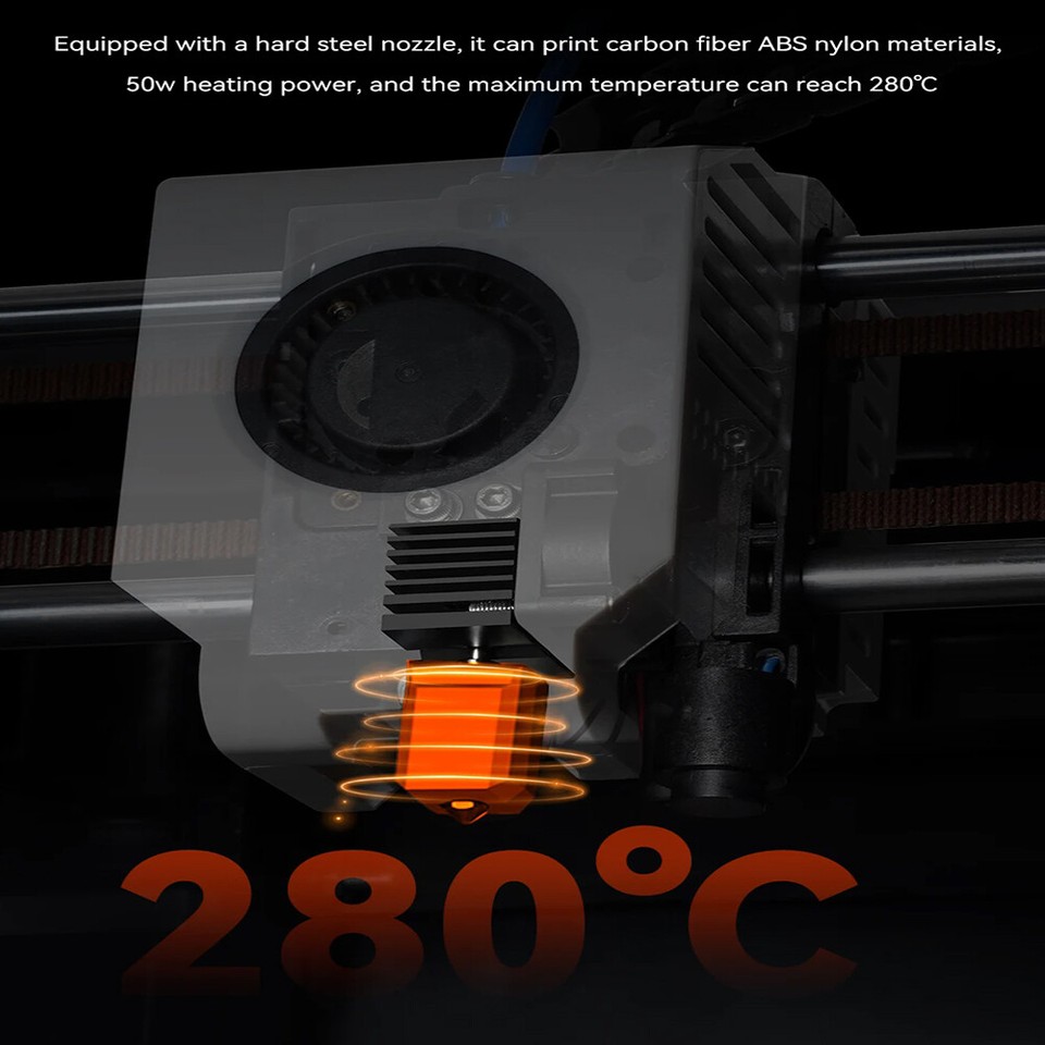 Hotend Kit For Qidi X Max3/Plus 3/Q1-Pro Hot End Ceramic Heating Rod ...