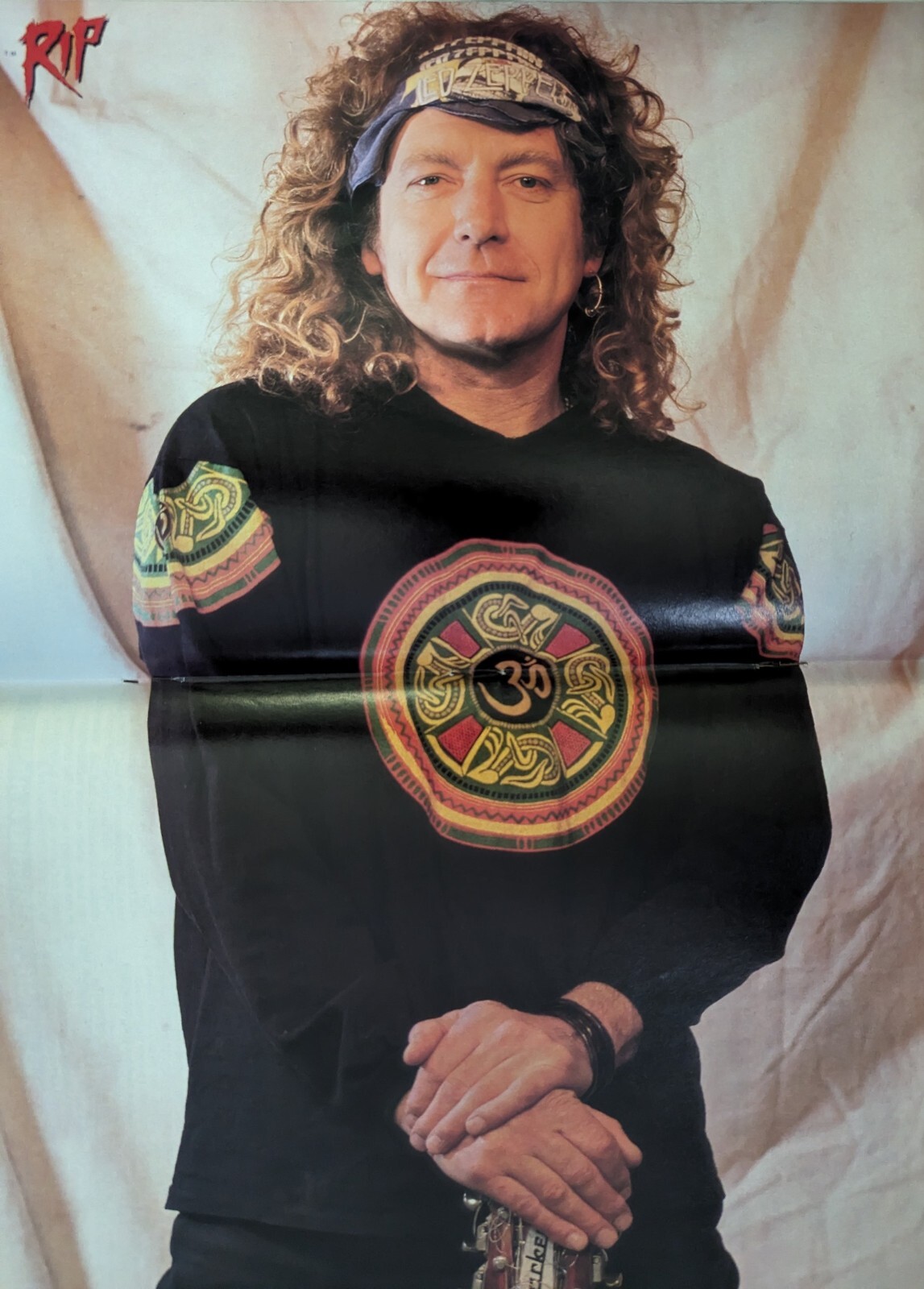 RIP Magazine August 1990 Robert Plant, Lita Ford, Aerosmith, Skid Row ...
