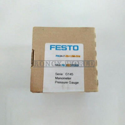 New 1PC FESTO Panel pressure gauge PAGN-P-50-1.6M-G14 8037009 0 ... 1.6 ...