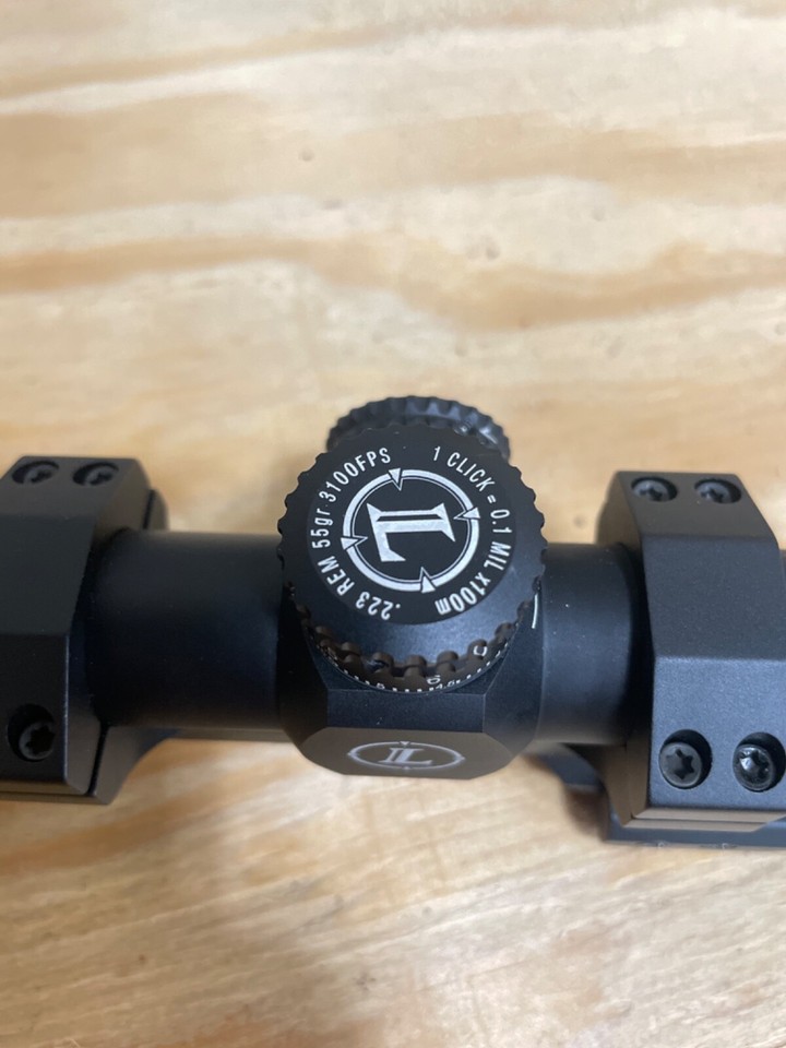 Leupold Mark AR scope 6-18x40mm adjustable parallax objective w/ mount ...