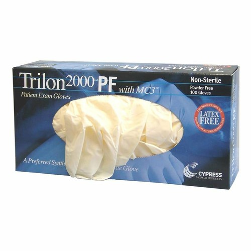 Trilon 2000 PF with MC3 Exam Glove Powder Free LARGE 25-970 100 per Box ...