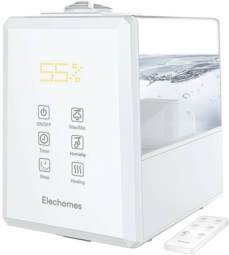 Elechomes Warm & Cool Mist Humidifiers 6L Humidifier for Large Room ...