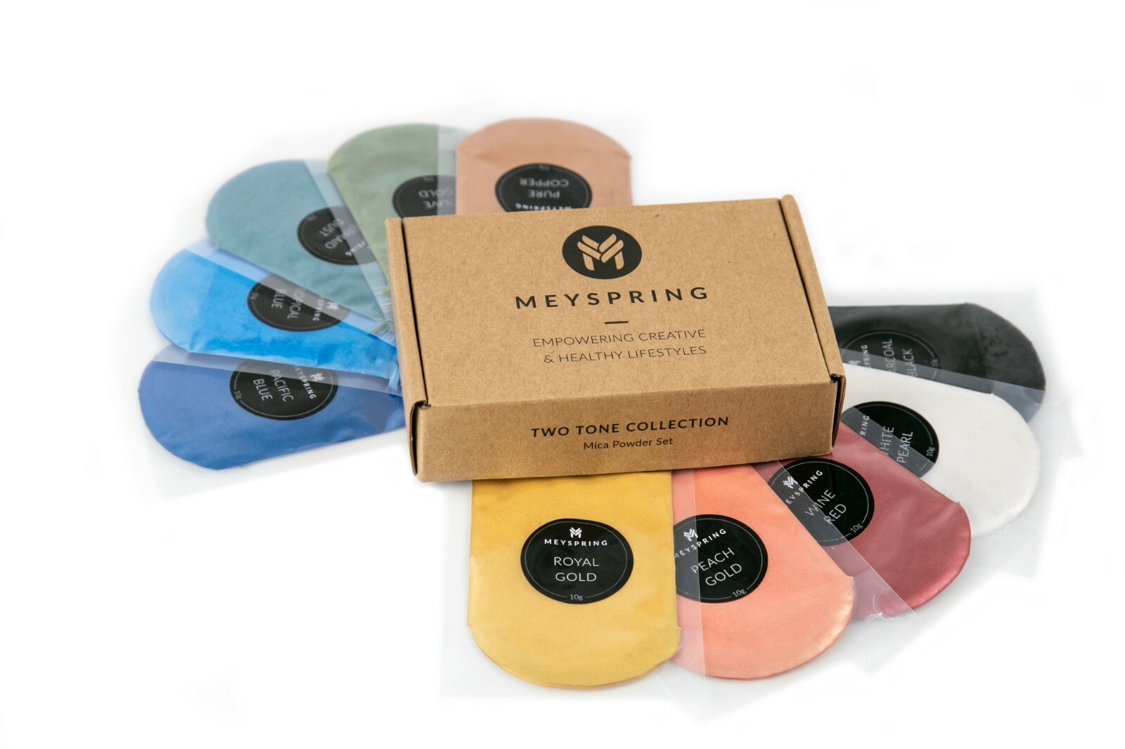 MEYSPRING 2Tone Collection Mica Powder Set - Epoxy Resin Color Pigment Resin Dye | eBay