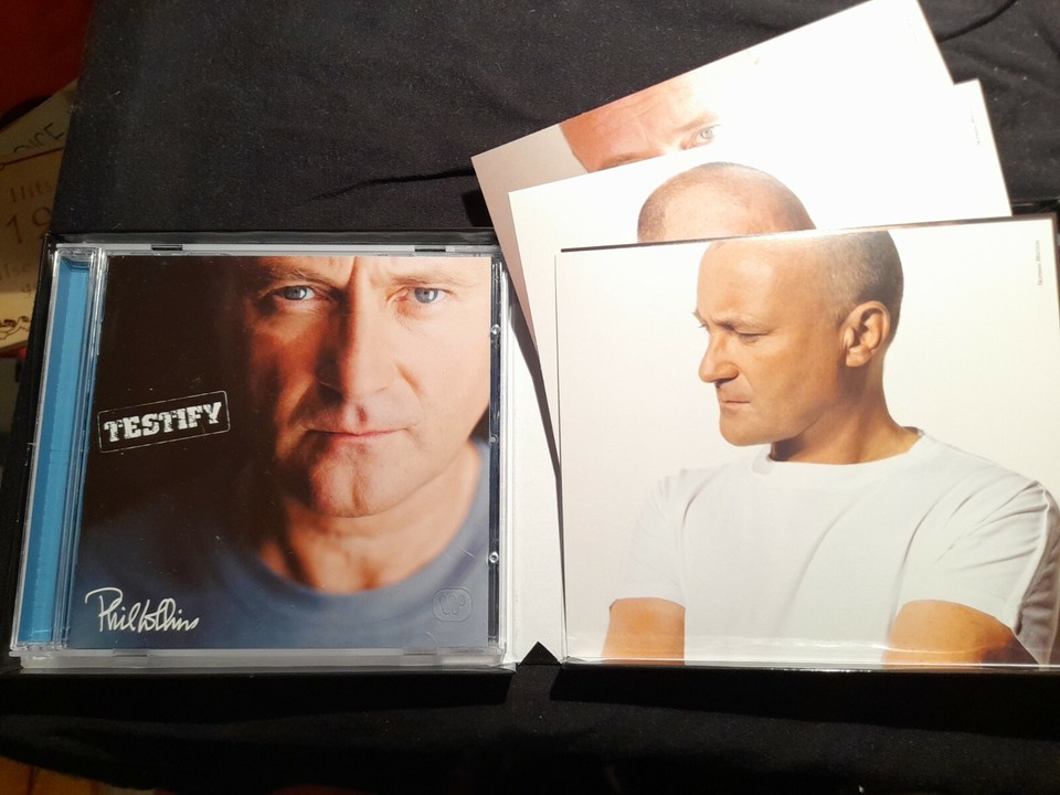 Phil Collins Testify *Special Box + CD + 6 Bonus Photos* (G42) | eBay