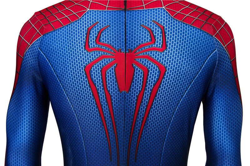 The Amazing Spiderman Jumpsuit TASM 2 Spider-man Suit Cosplay Costume ...