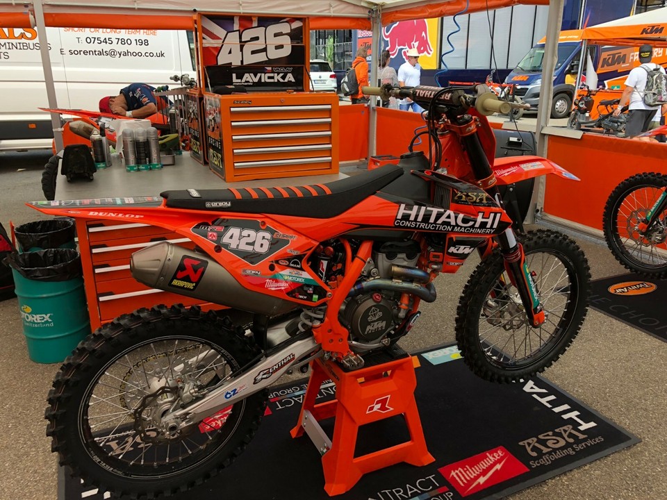 Ktm SX / SXF 250 350 450 Graphics kit Fits 2016 2017 2018 Hitachi MXGP ...