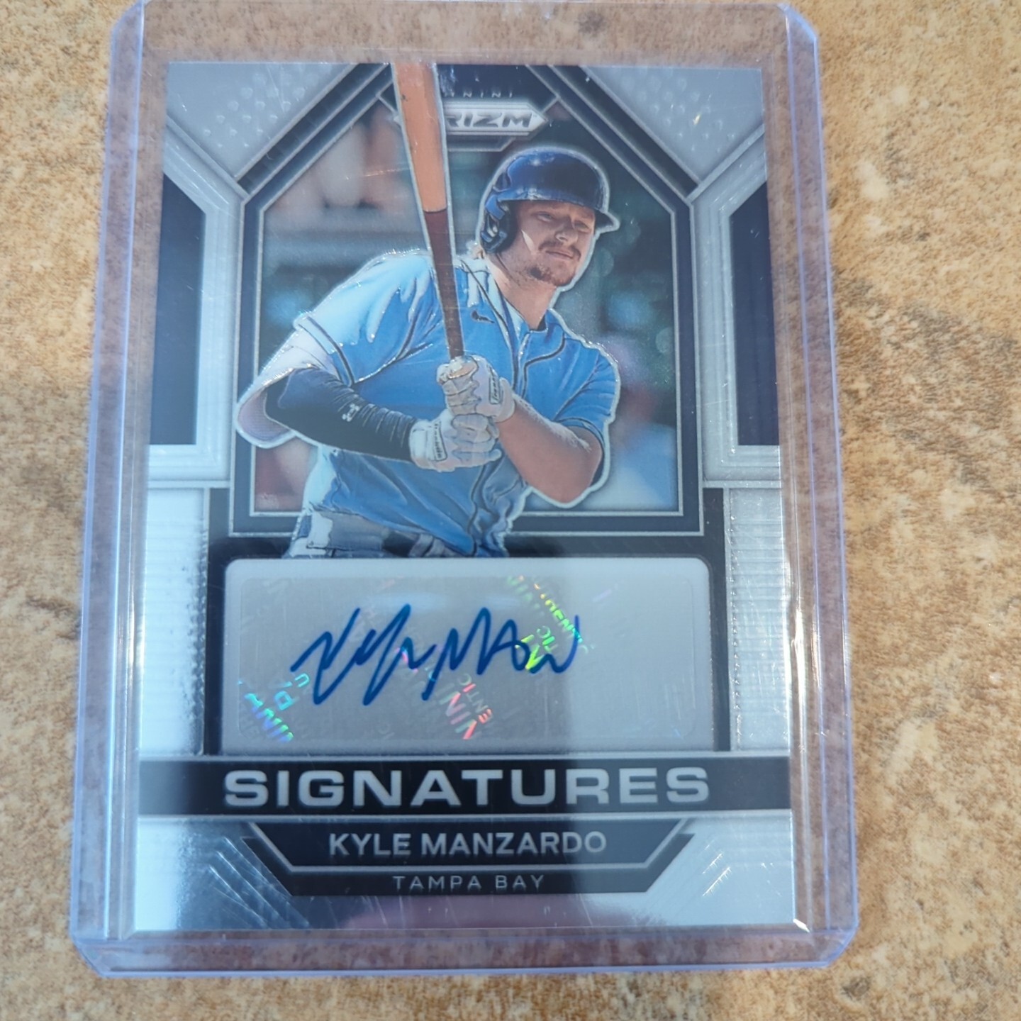 2023 Prizm Kyle Manzardo Silver Auto Prizm Signatures Tampa Bay Rays # ...