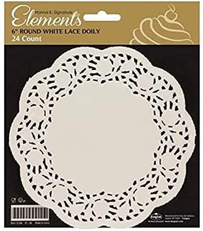round Paper Lace Doily- 6" | White | Pack of 24 | eBay