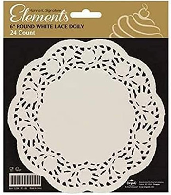round Paper Lace Doily- 6" | White | Pack of 24 | eBay