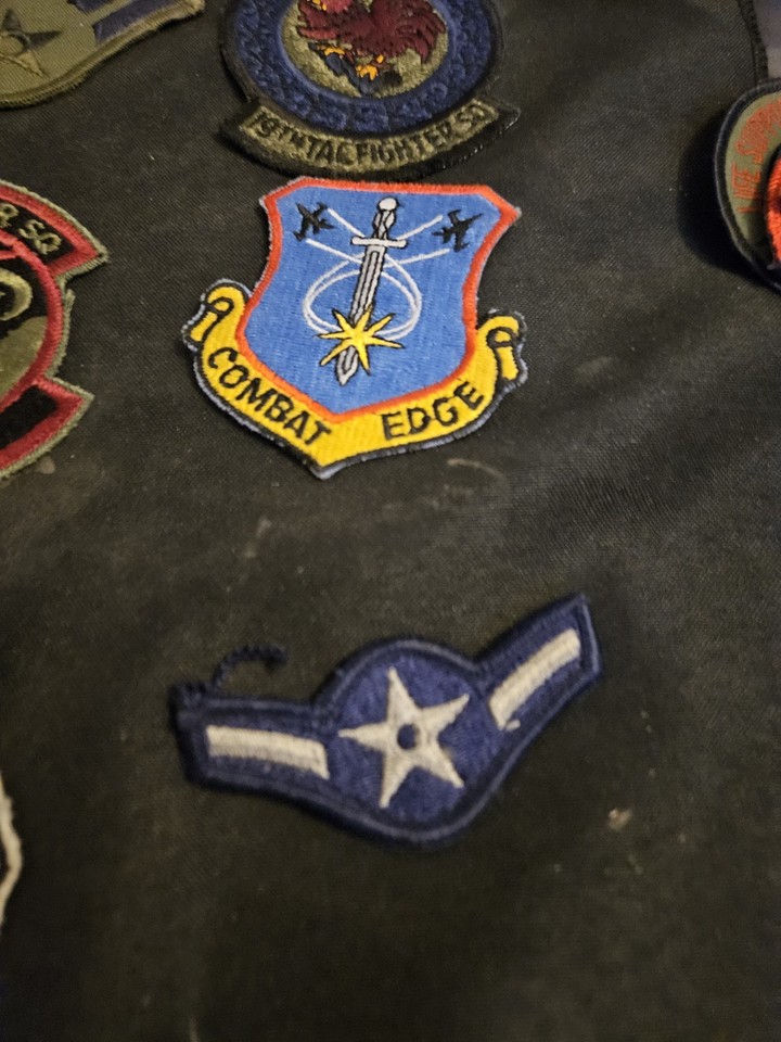 Vintage Lot 9 Patches USAF United States Air Force Rare lot Sac Mach 2 ...