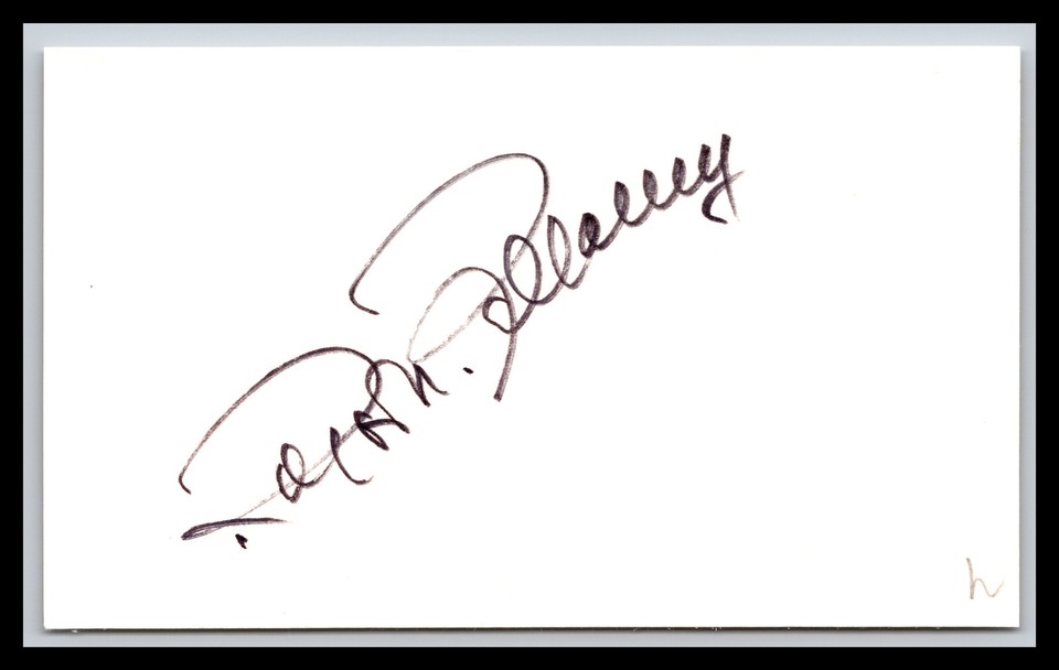 Ralph Bellamy - Actor - 3x5 Card - Signed / Autograph (h) | eBay