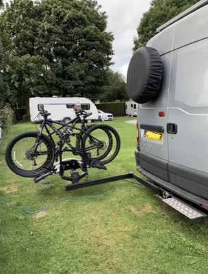 SWING OUT BIKE RACK TOWBAR CARRIER DUCATO RELAY SPRINTER BOXER CRAFTER ...