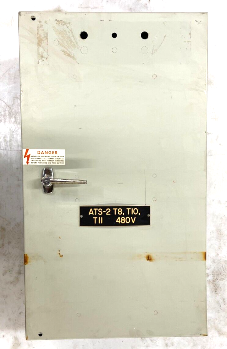 ASCO TYPE 1 M-374292 480V INDUSTRIAL CONTROL PANEL ENCLOSURE | eBay