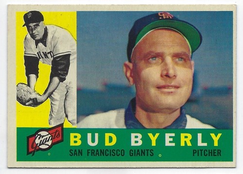 1960 Topps Bud Byerly San Francisco Giants #371 | eBay