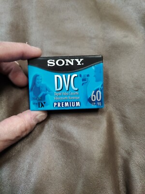 Sony 60 min Mini DV DVC Premium DVC Tape Video Cassette New Sealed ...