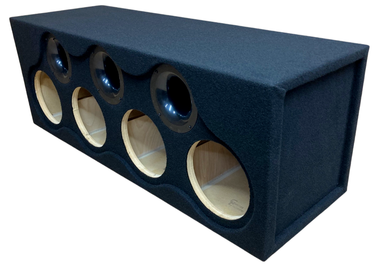 Custom Ported / Vented Sub Box Subwoofer Enclosure for 4 8" DC Audio M3 ...