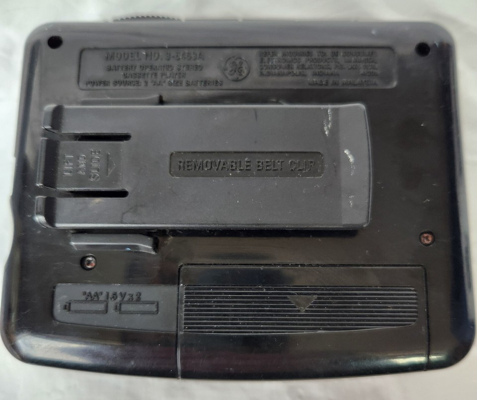 GE General Electric Personal Stereo Cassette Player 3-5463S Walkman ...