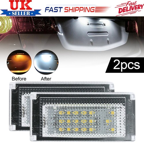 2x For MINI COOPER R50 R52 R53 2001-06 LED License Number Plate Light ...